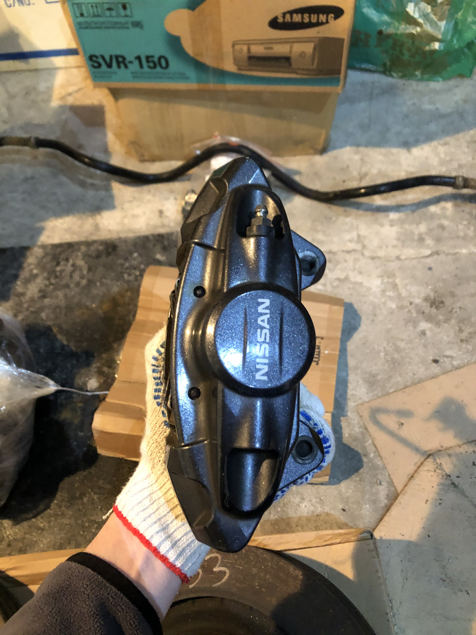 Akebono. Подготовка. Закупил все необходимое. — Infiniti G37, 3,7 л ...