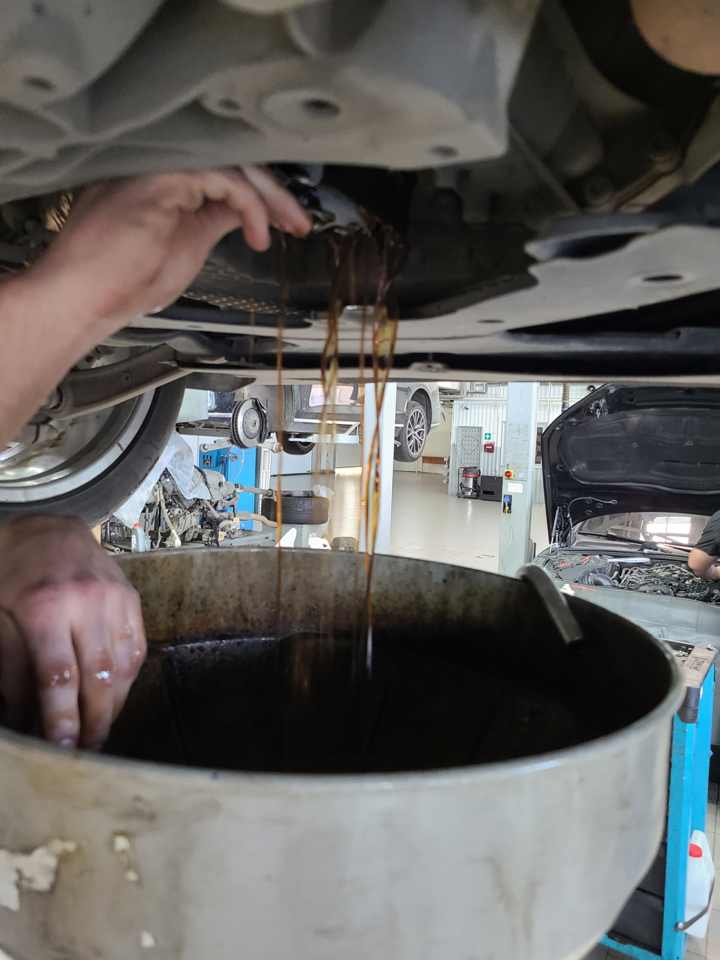 Замена масла в ATF MTF и Quattro ultra — Audi Q5 (2G), 2 л, 2018 года ...