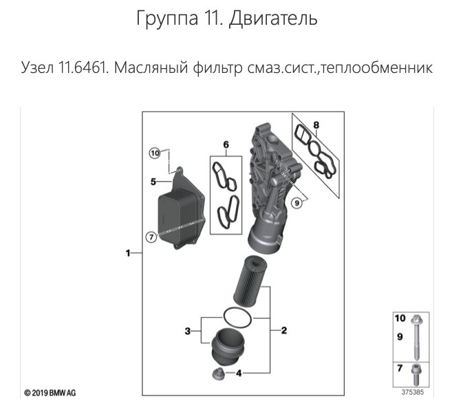Замена масляного стакана — MINI Clubman S (2G), 2 л, 2015 года | визит ...