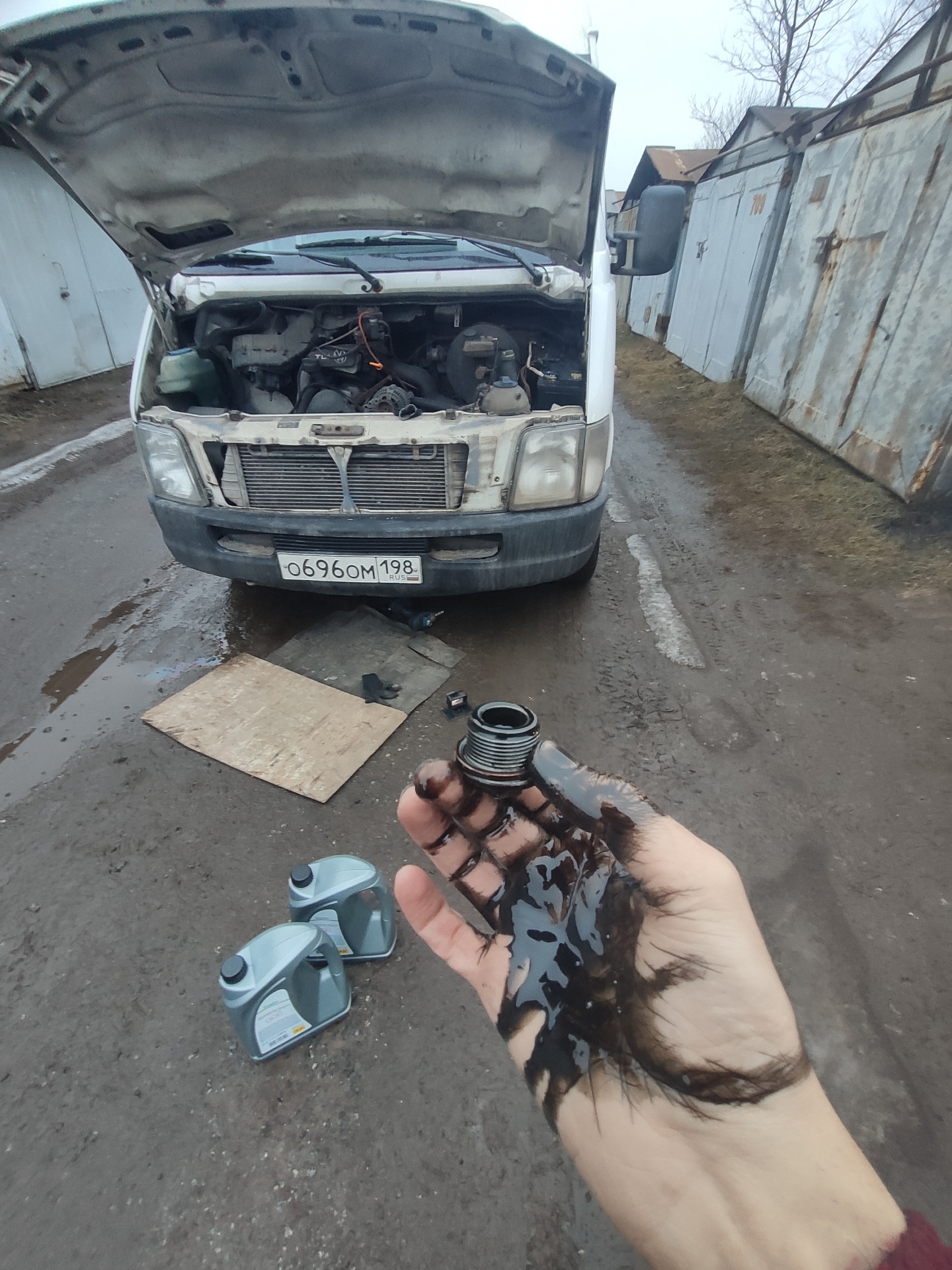 маслину поменял — Volkswagen LT (2G), 2,5 л, 1998 года | плановое ТО ...