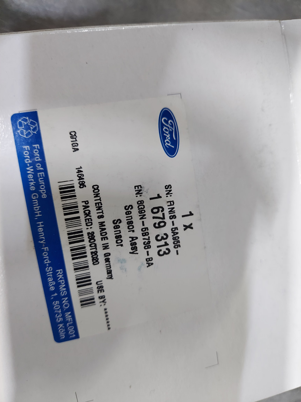 1679313 Датчик корректора фар Ford | Запчасти на DRIVE2