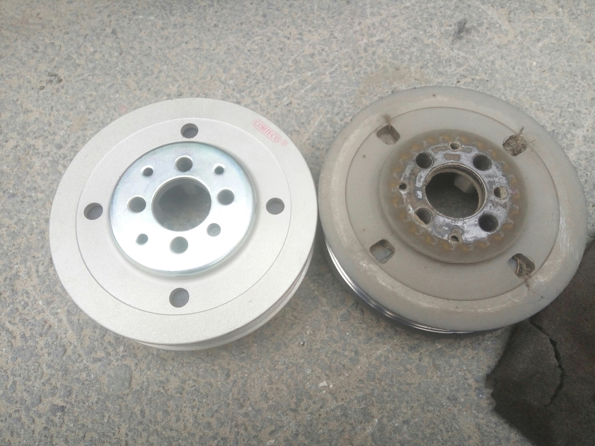 Новый шкив коленвала. Прощай свист! — Ford Galaxy (Mk II), 1,9 л, 2001 ...