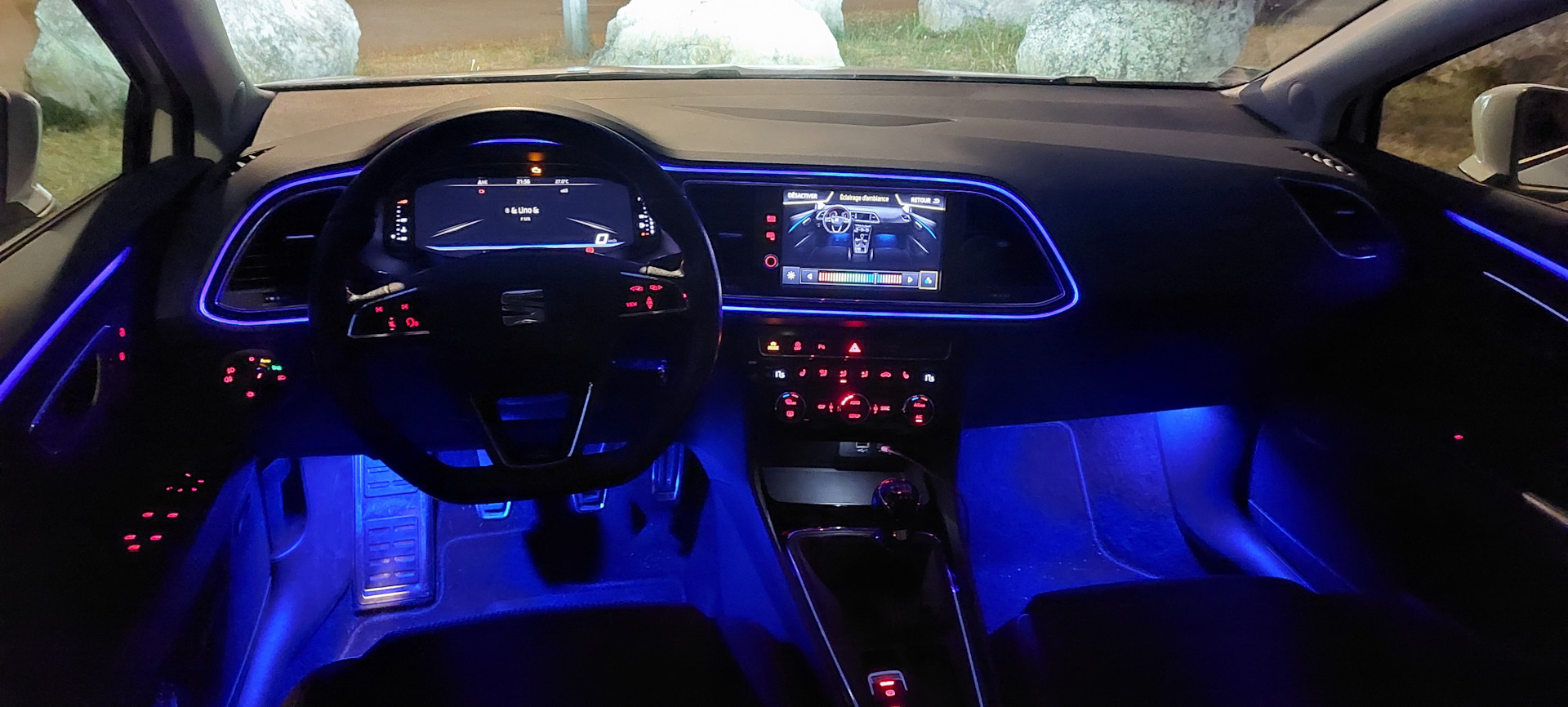 Éclairage led rgb seat leon mk3 — SEAT Leon FR (Mk3), 1,4 л, 2018 года ...