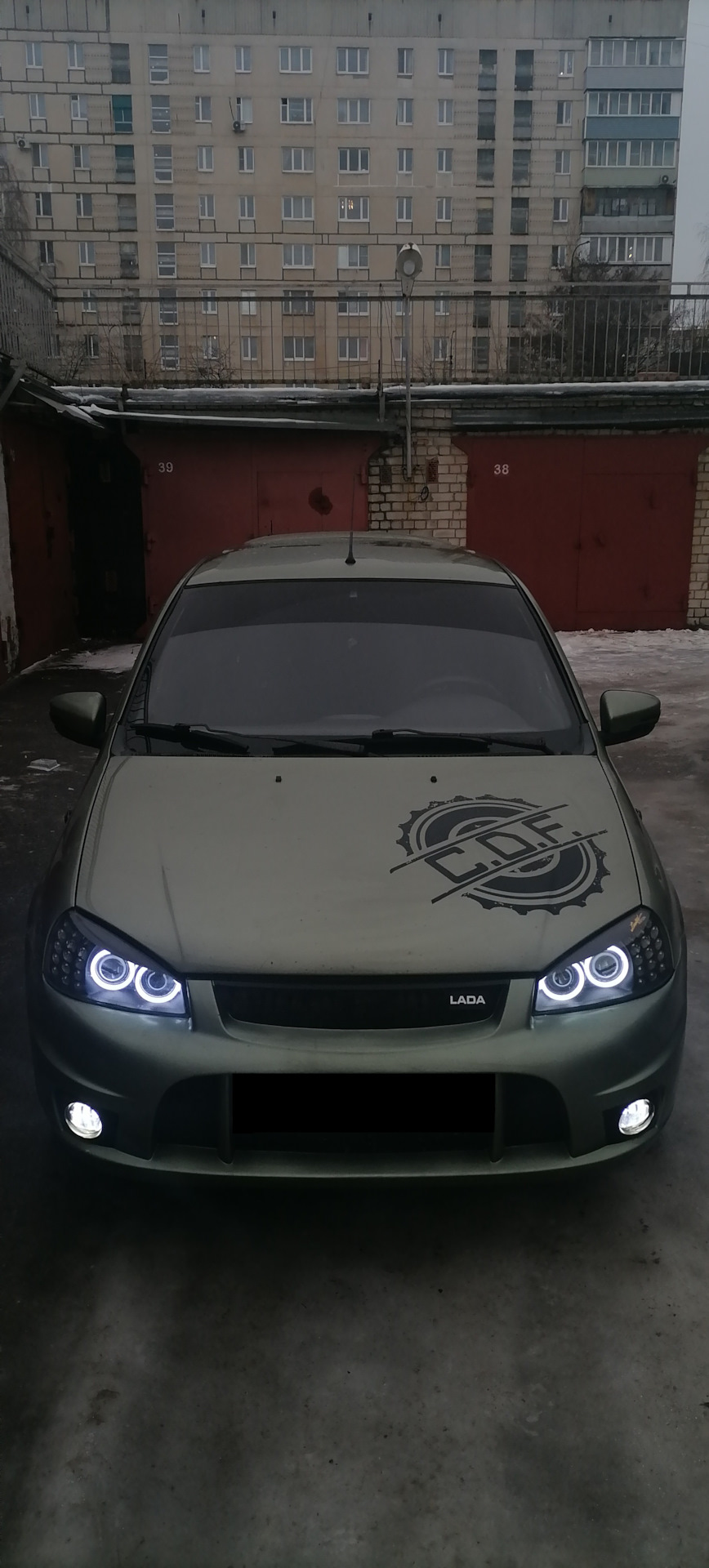 Фары ProSport на калину (Custom V.3) — Lada Калина Универсал (1G), 1,6 ...