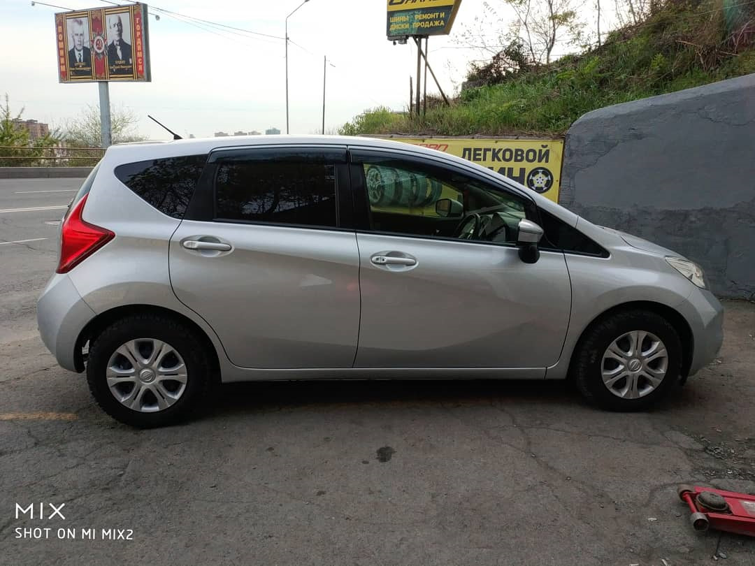 смена R14 зимы, на R16 лето — Nissan Note (2G), 1,2 л, 2015 года ...