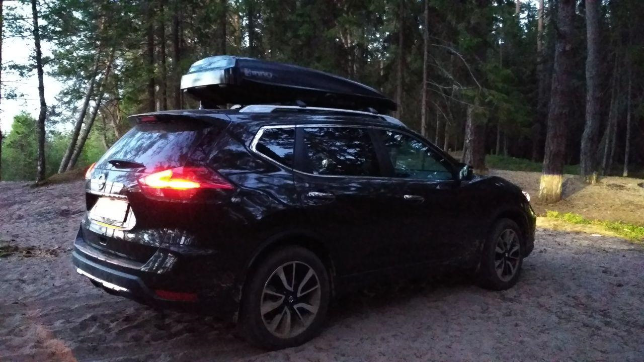 Бокс на крышу INNO Shadow 16 — Nissan X-Trail III (t32), 2,5 л, 2019 ...