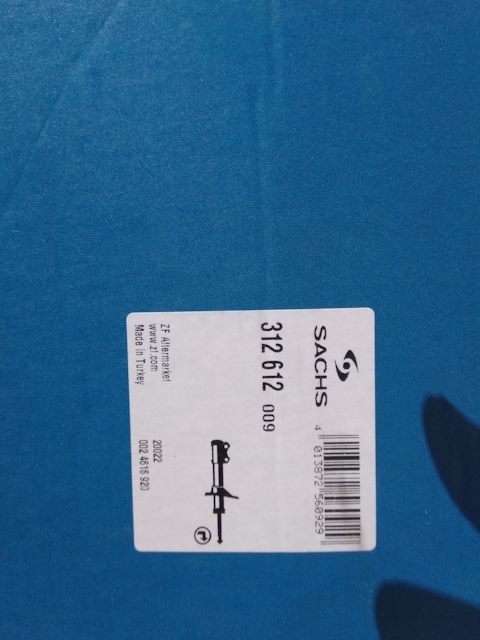 312612 Амортизатор (справа) для OPEL, VAUXHALL SACHS | Запчасти на DRIVE2