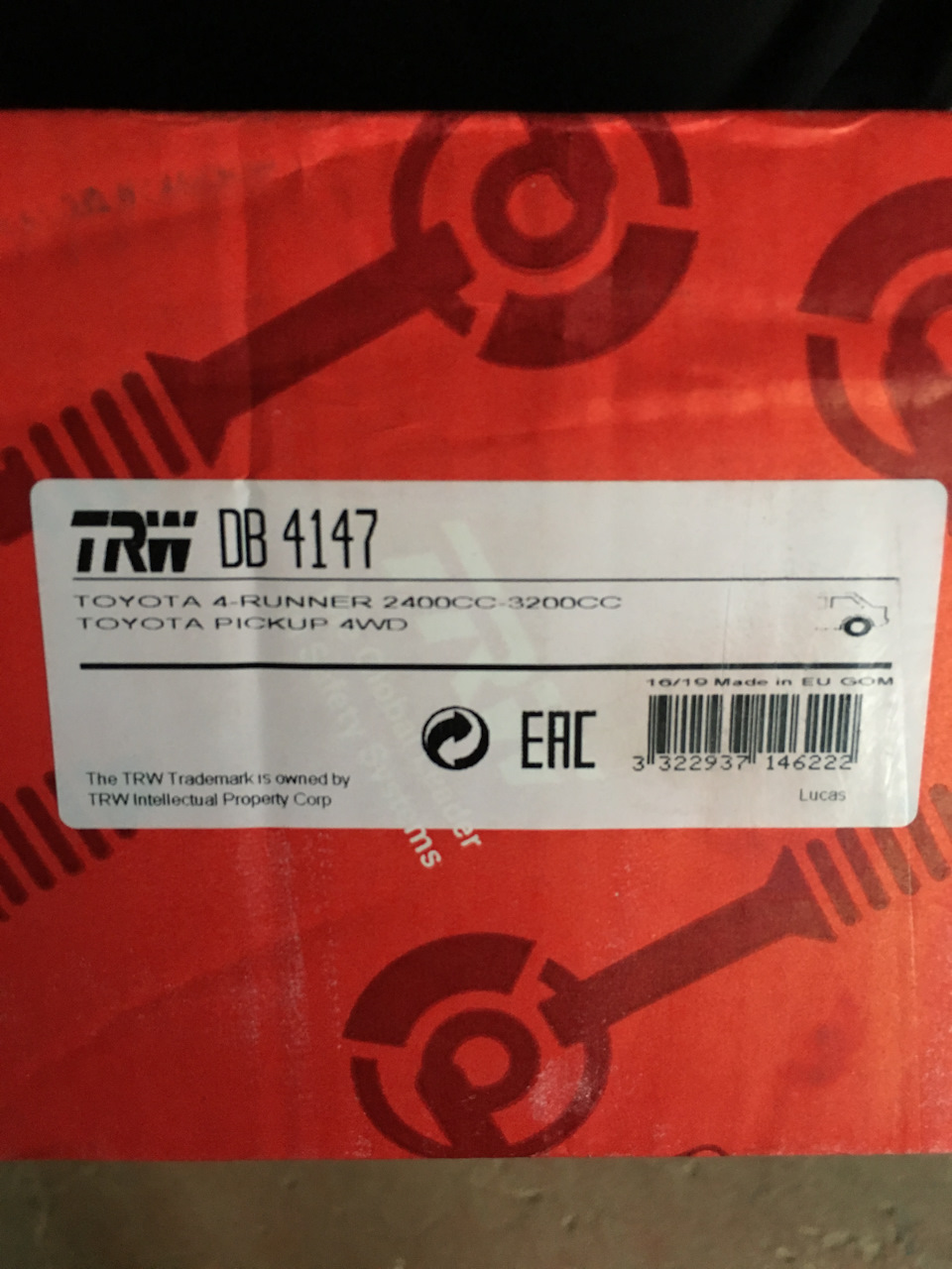 Ремонт заднего моста. — Toyota Hilux (6G), 2,4 л, 1998 года | запчасти ...