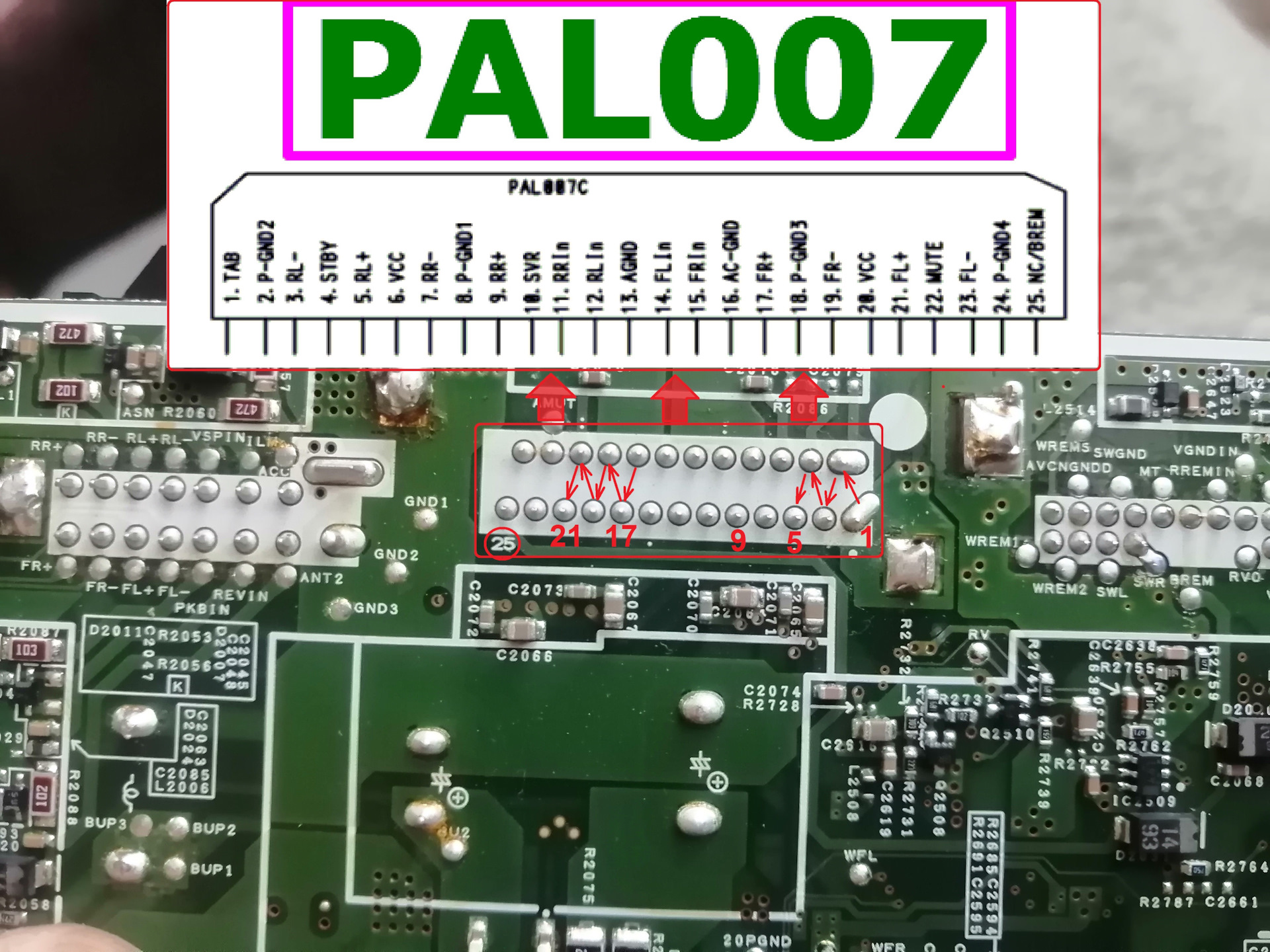 Pioneer Carrozzeria HRZ-099. Вывод линейных проводов. Подключение ...