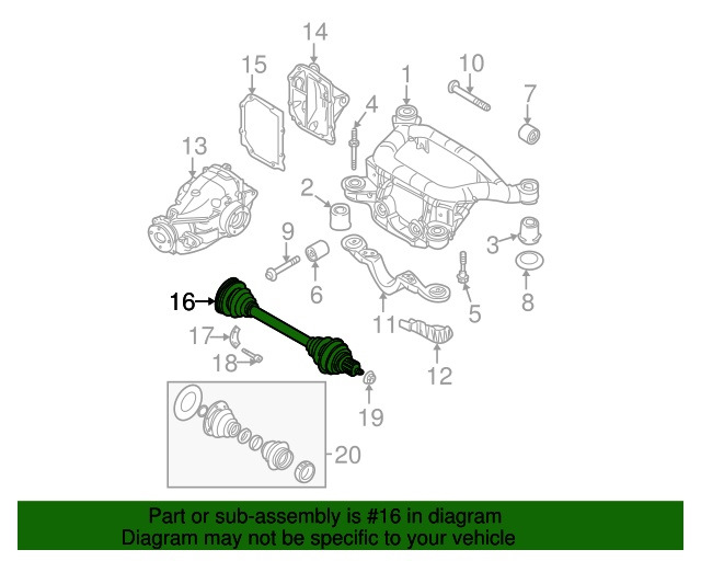 33217510622 Оборотный приводной вал колеса П BMW | Запчасти на DRIVE2