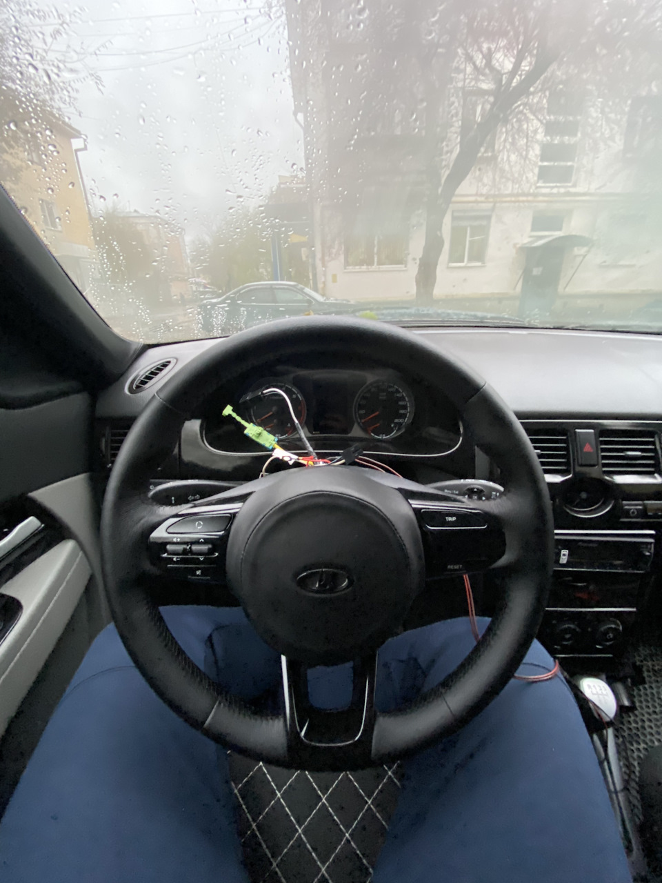 Мульти руль от Киа Рио 4 в Приору — Lada Приора седан, 1,6 л, 2009 года ...