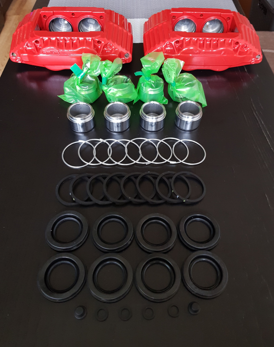 Ребилд и покраска передних суппортов — Honda Civic Hatchback (4G), 2 л ...