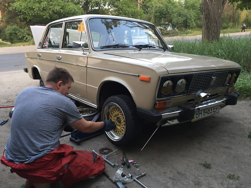 Установка Дисков BBS MAHLE r 14 7J — Lada 2106, 1,5 л, 1989 года | стайлинг | DRIVE2