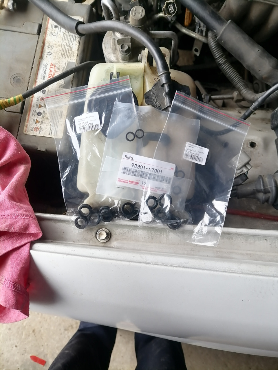 9030107001 Кольцо уплотнительное топливной форсунки верхнее TOYOTA ...