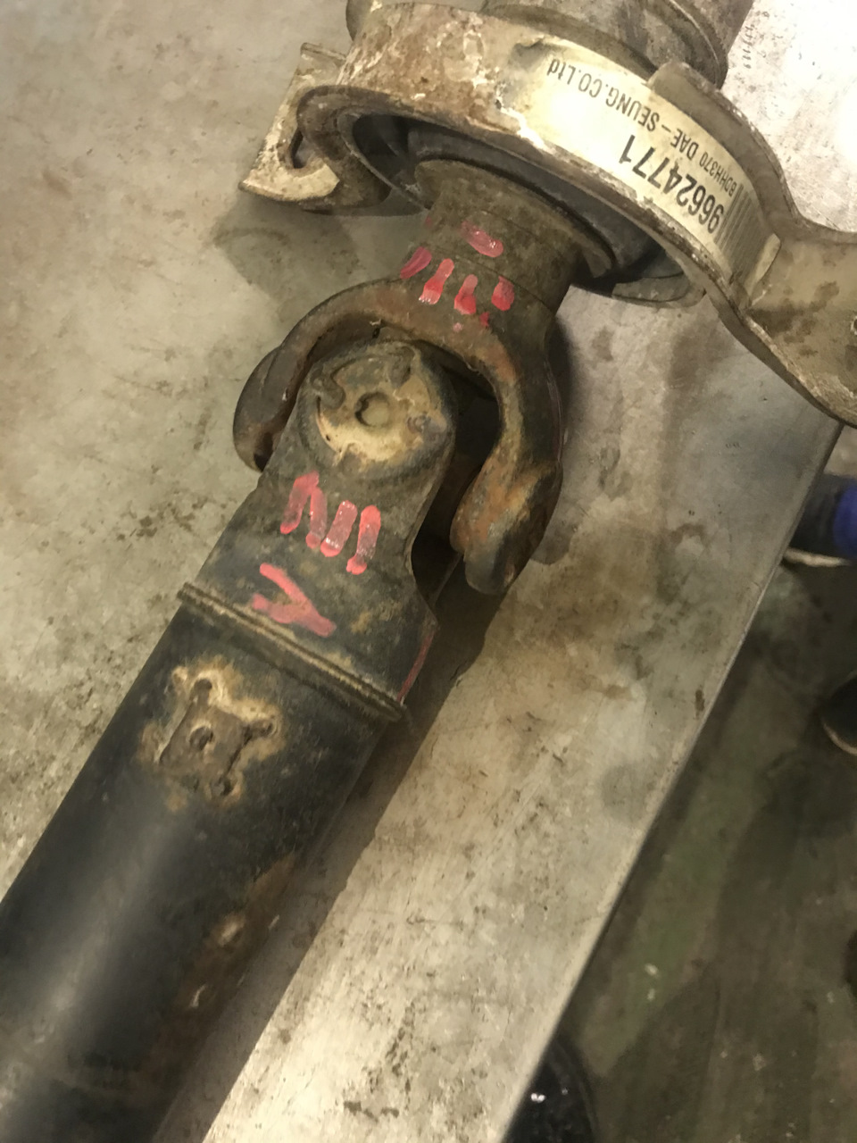 96624771 Вал карданный передний (/96624772/20781756) GM | Запчасти на ...