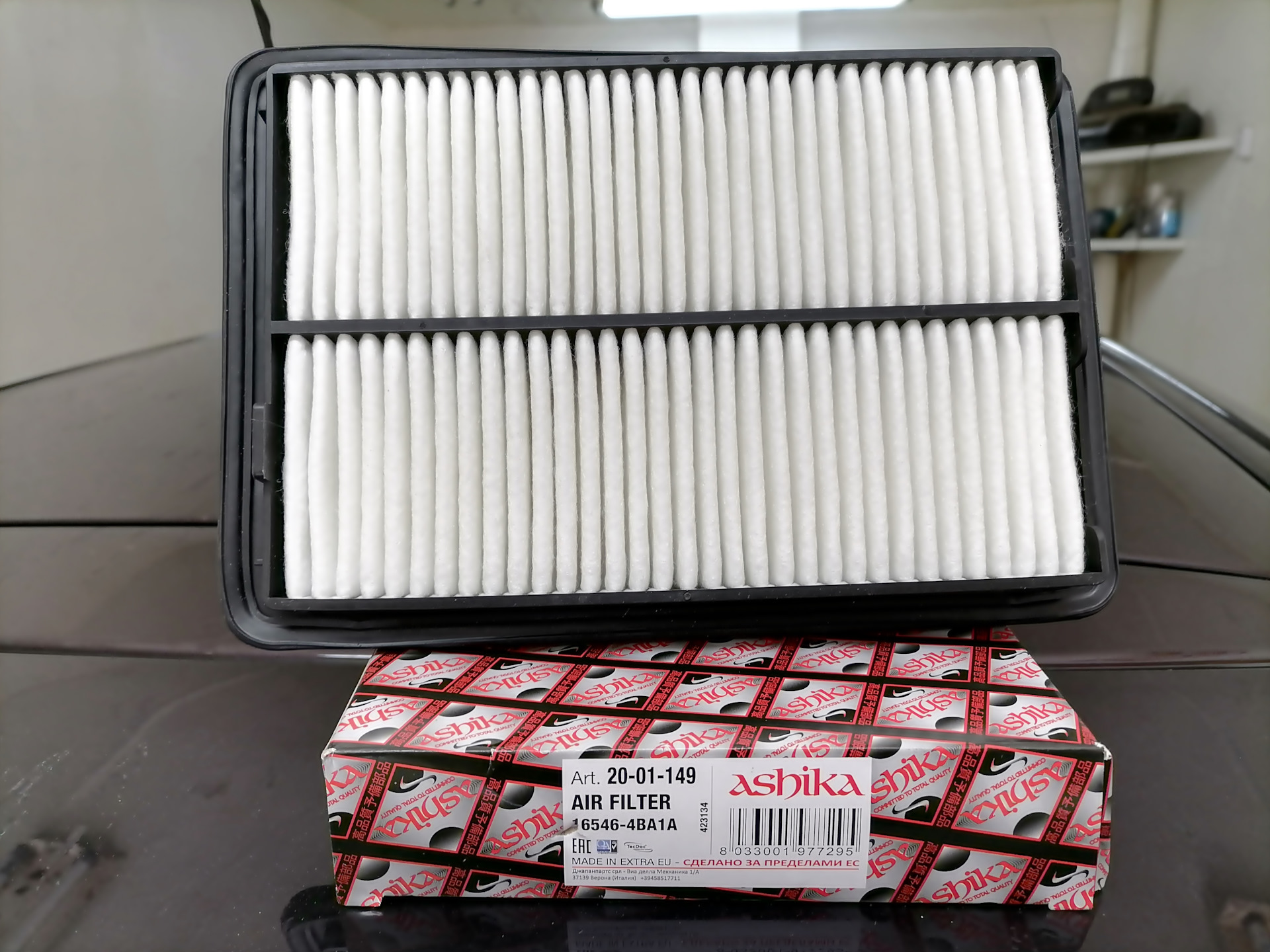 Воздушный фильтр ASHIKA 2001149. — DRIVE2