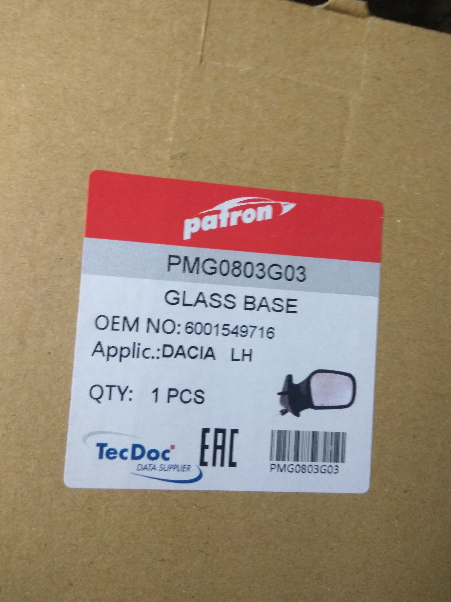 Зеркало восстановлено — Renault Duster (1G), 1,5 л, 2017 года | своими ...