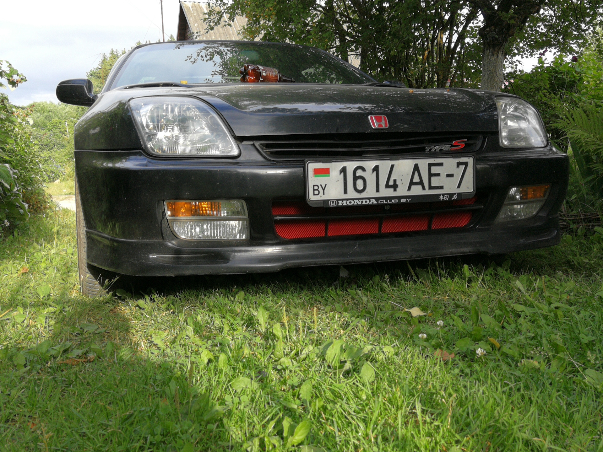 TypeS спойлер и HandMadeCustoms решерку в бампер — Honda Prelude (BB5/BB6/BB7/BB8/BB9), 2,2 л ...