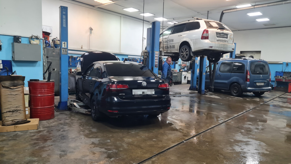 ТО + дворники — Volkswagen Jetta VI, 1,6 л, 2016 года | плановое ТО ...