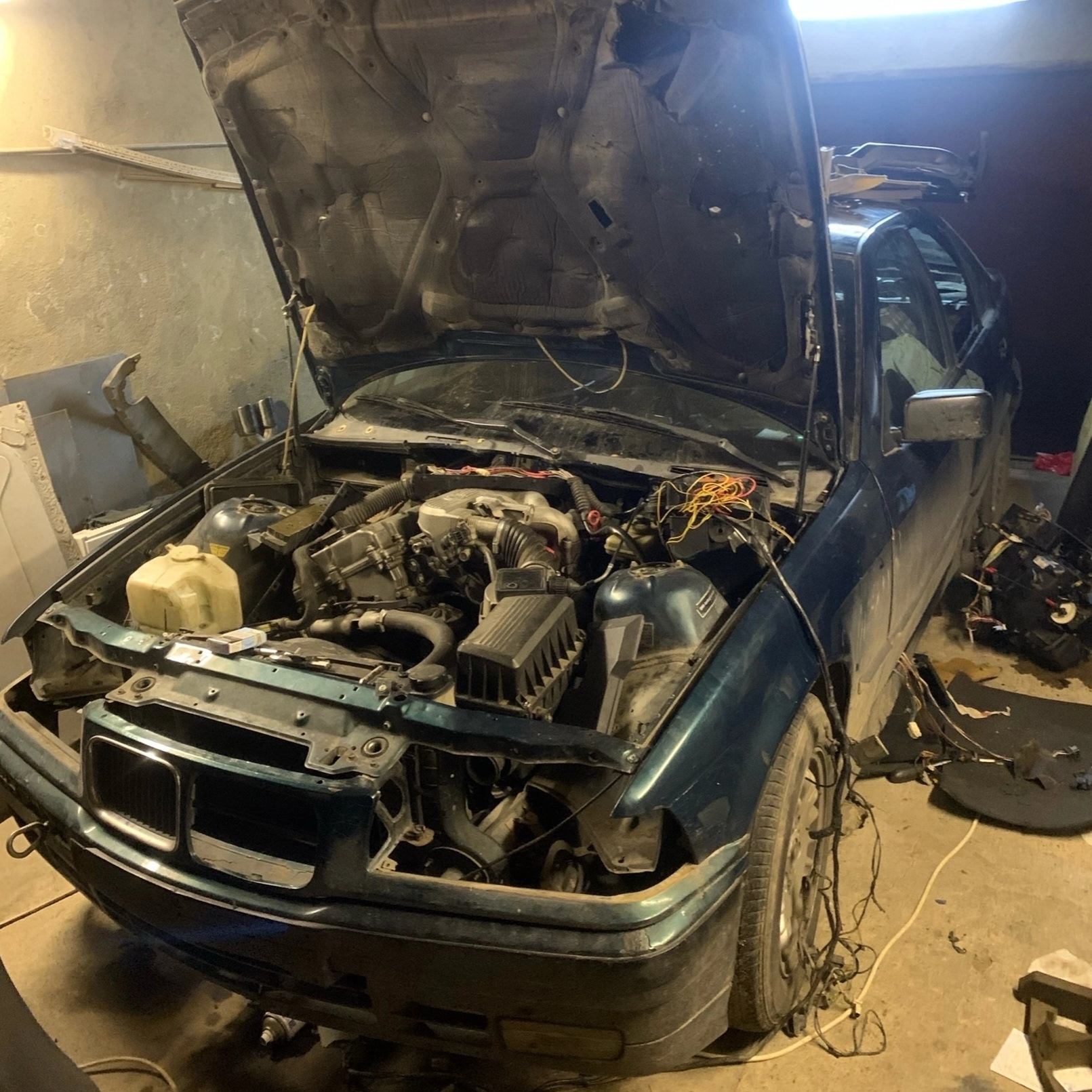 (31) переход на zke — BMW 3 series (E36), 1,6 л, 1995 года ...