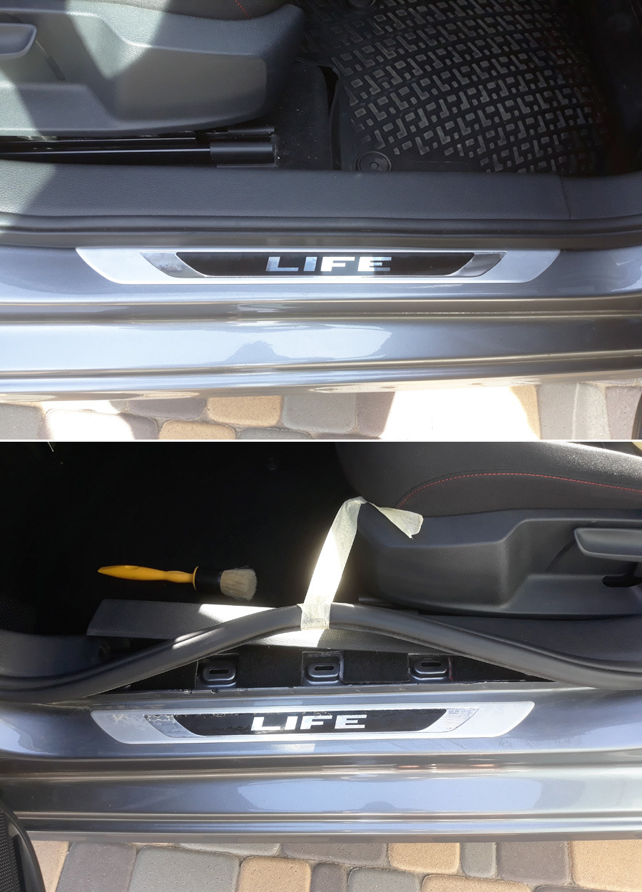 Кузовные работы – часть 1. Артикул краски 2R2R — Volkswagen Jetta VI, 1 ...