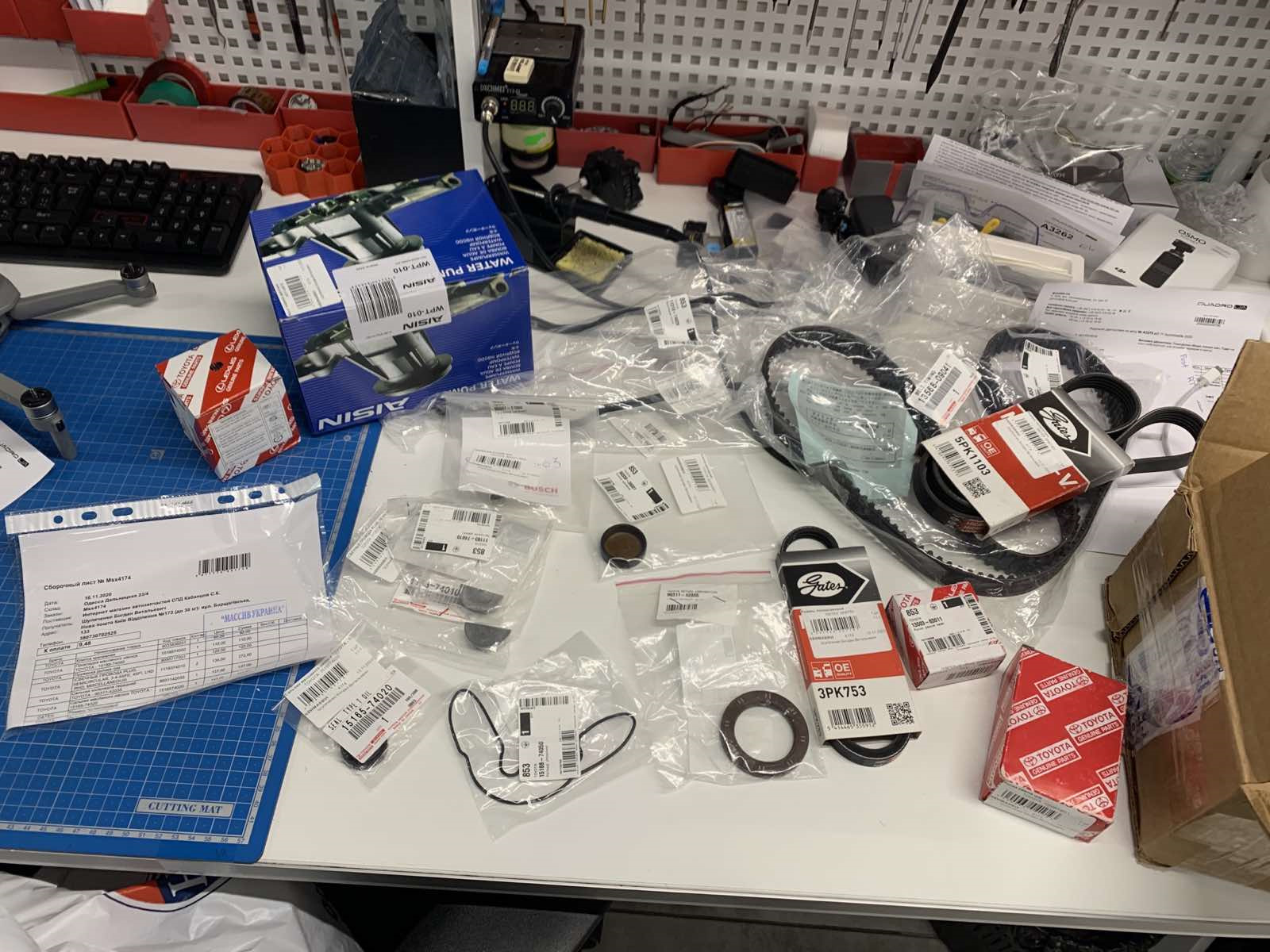 Замена грм — Toyota Camry (XV20), 2,2 л, 2001 года | плановое ТО | DRIVE2