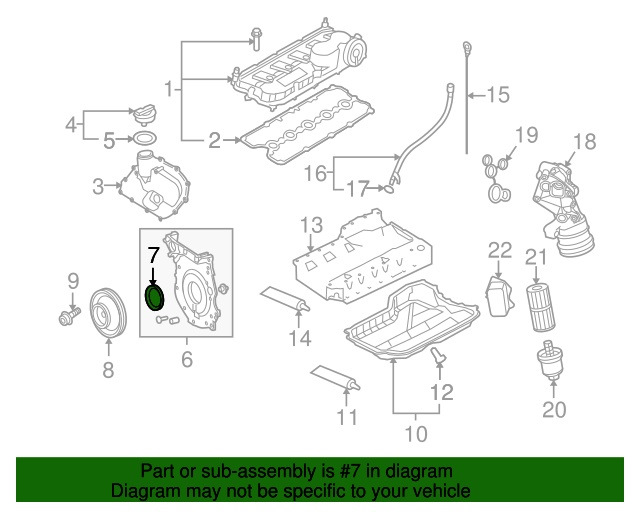 07K103151C Фланец с уплотнительным кольцом VAG | Запчасти на DRIVE2