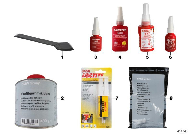 Оригинальные BMW средства (смазки, герметики, спреи и многое другое ...