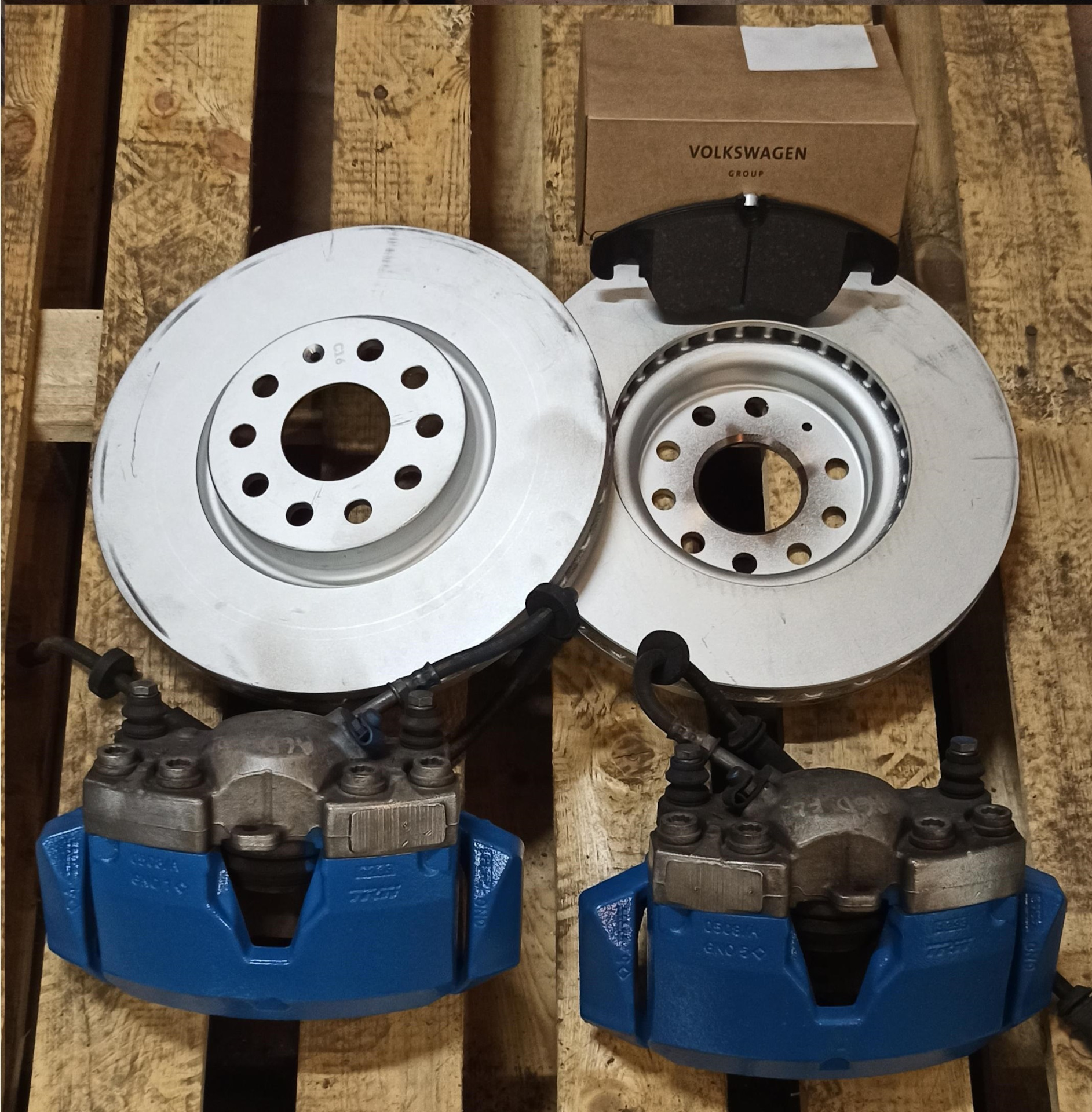 Улучшаем передние тормоза на Passat b6 — Volkswagen Passat Variant (B6 ...