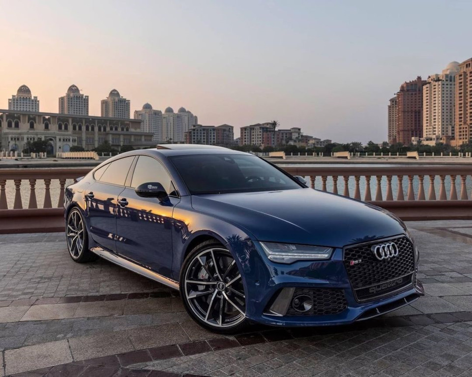2018 @Audi RS7 Performance C7.5 Color: Ascari blue 0-100kmh 3.0… | Фото на DRIVE2.RU