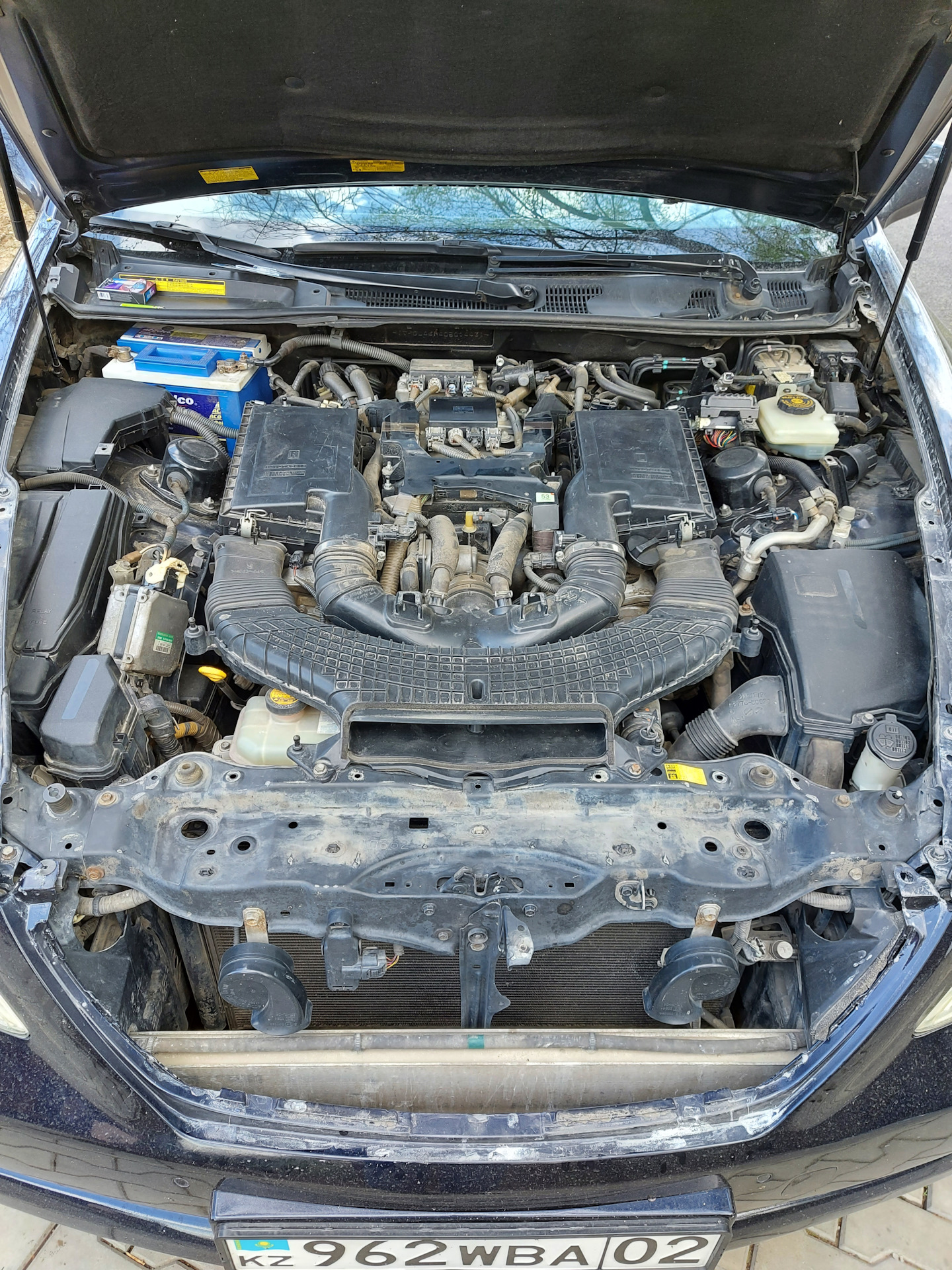 Замена ламп габаритов не снимая бампера. — Lexus LS (USF40/41), 4,6 л ...