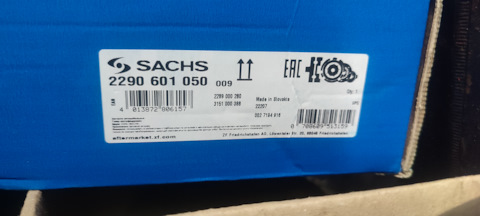 2289000280 Сцепление, комплект для AUDI, SEAT, SKODA, VW SACHS ...