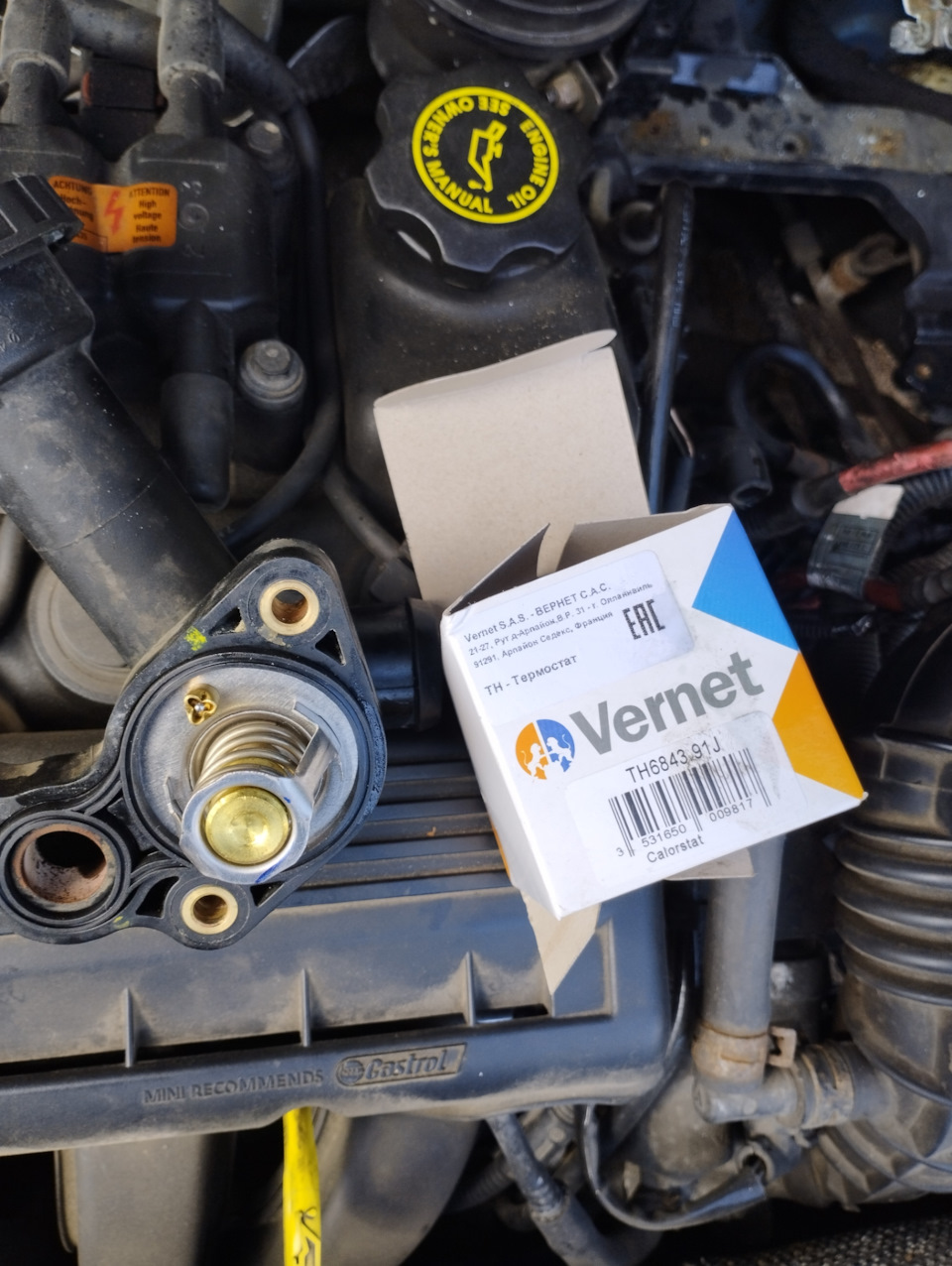 TH684391J Термостат с прокладкой CHRYSLER VOYAGER III-IV, MINI (R50-53 ...