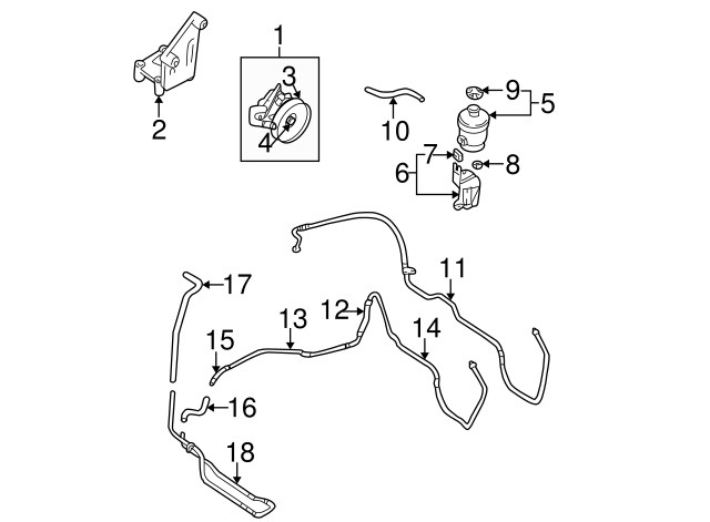 5710026100 Насос гура KIA HYUNDAI | Запчасти на DRIVE2