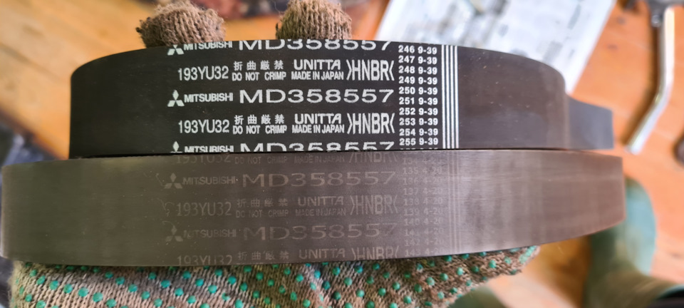 Ремень ГРМ — Mitsubishi Pajero (4G), 3 л, 2014 года | своими руками ...