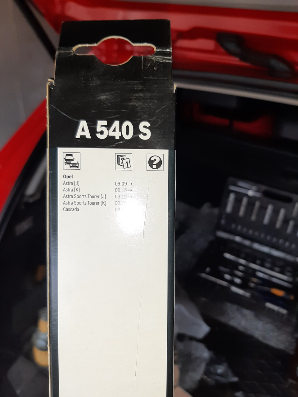 Дворники Бош — Opel Astra J, 1,4 л, 2011 года | запчасти | DRIVE2