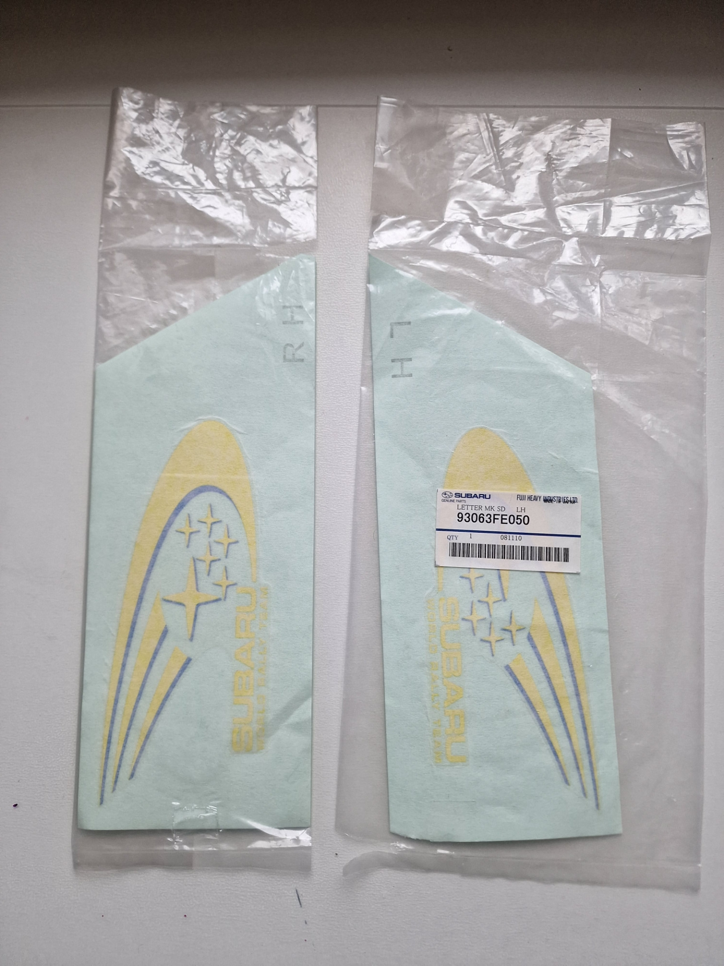 Шильдики и декали — Subaru Impreza WRX STI (GD), 2 л, 2004 года ...