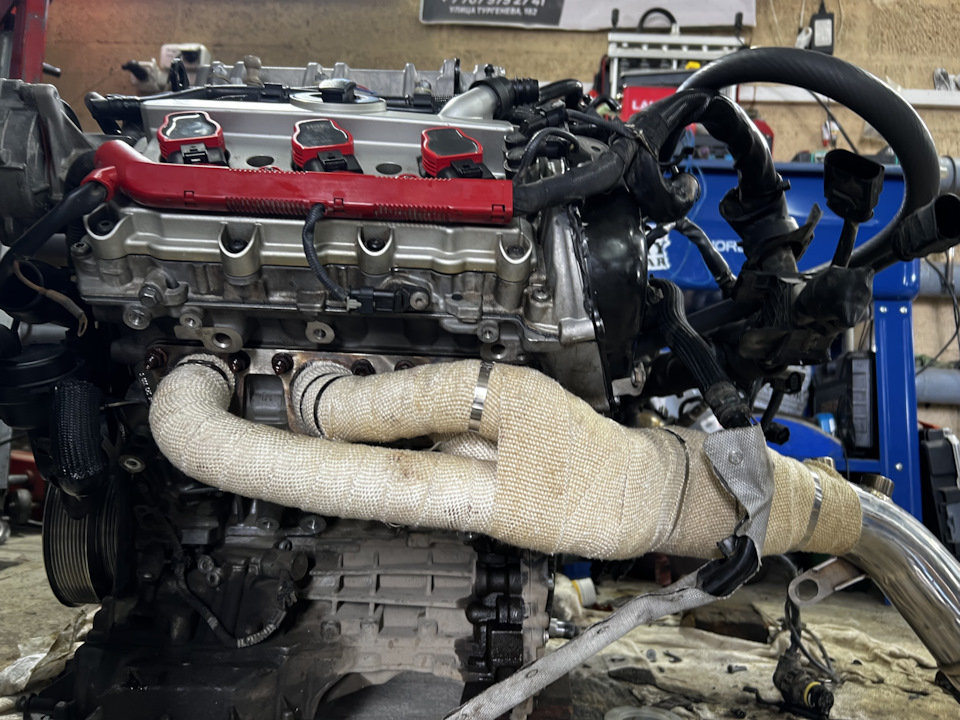 Замена Цепей CREA/CREC и установка коллекторов + Радиатор — Audi A8 (D4 ...