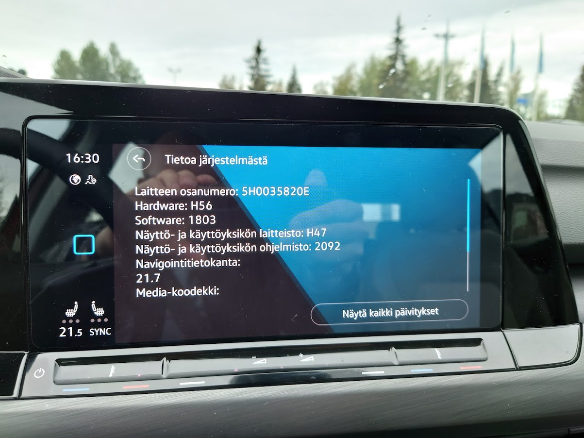 5500km oil change and OCU recall — Volkswagen Golf Mk8, 1,5 л, 2021 ...