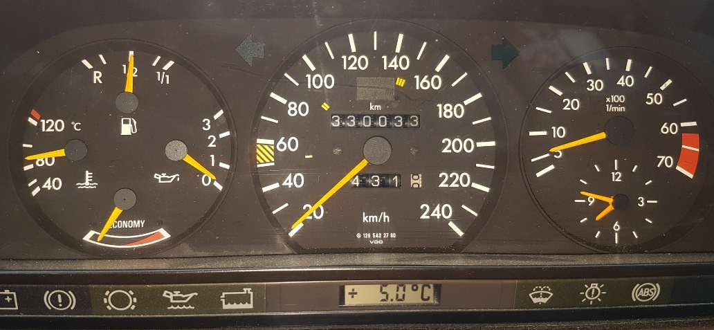 330033. Просто красивые цифры на одометре. — Mercedes-Benz S-Class ...