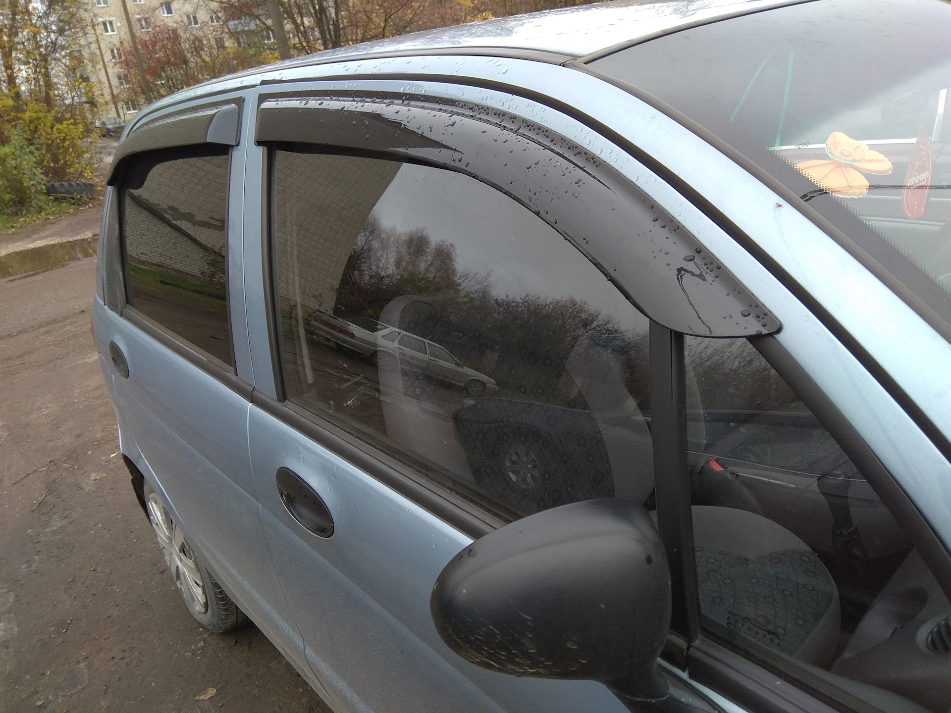 Дефлекторы дверей — Daewoo Matiz (M100, M150), 0,8 л, 2011 года ...
