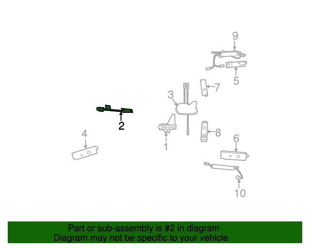 A2048202275 Radio Antenna Mast Mercedes | Запчасти на DRIVE2