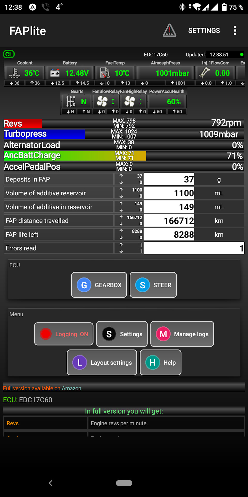 Ошибка P15B3 добавить йолис — Citroen C4 Picasso (2G), 1,6 л, 2016 года ...