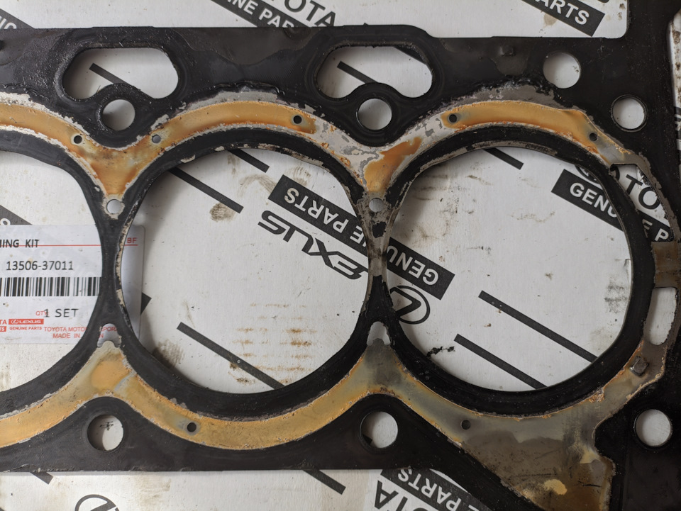 Замена прокладки | Конец работ. — Toyota Corolla (140/150), 1,6 л, 2008 ...