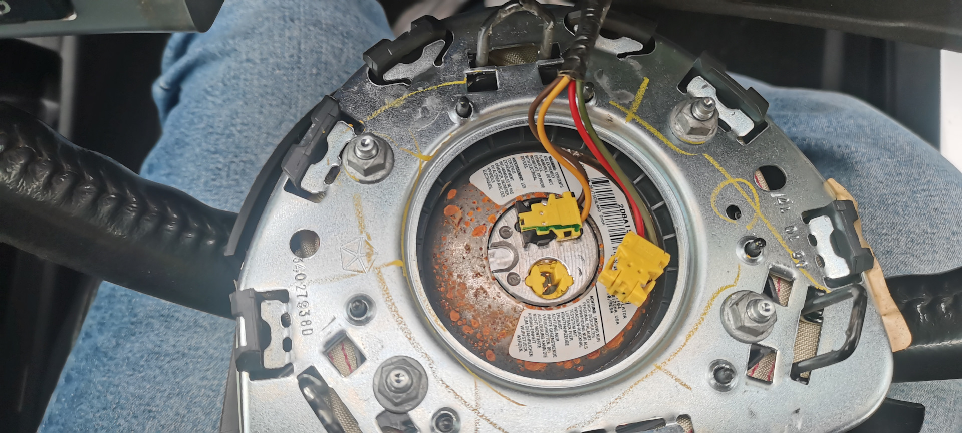 Clockspring — Jeep Cherokee (KK), 2,8 л, 2010 года | своими руками | DRIVE2