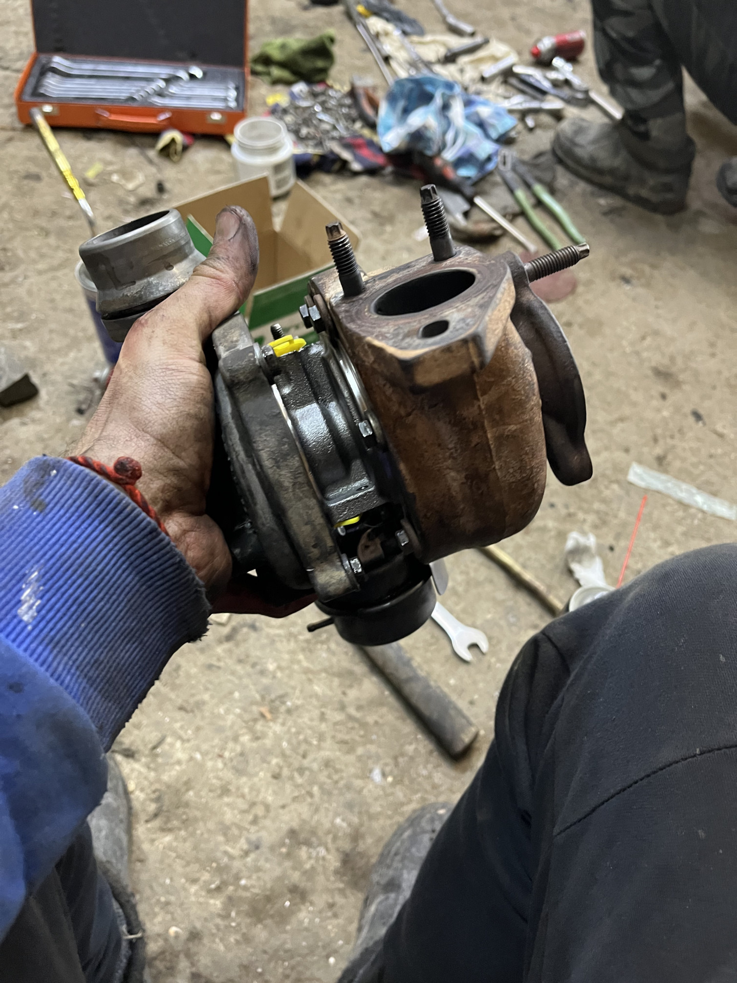 Ремонт турбокомпрессора. — Renault Megane III, 1,5 л, 2010 года ...