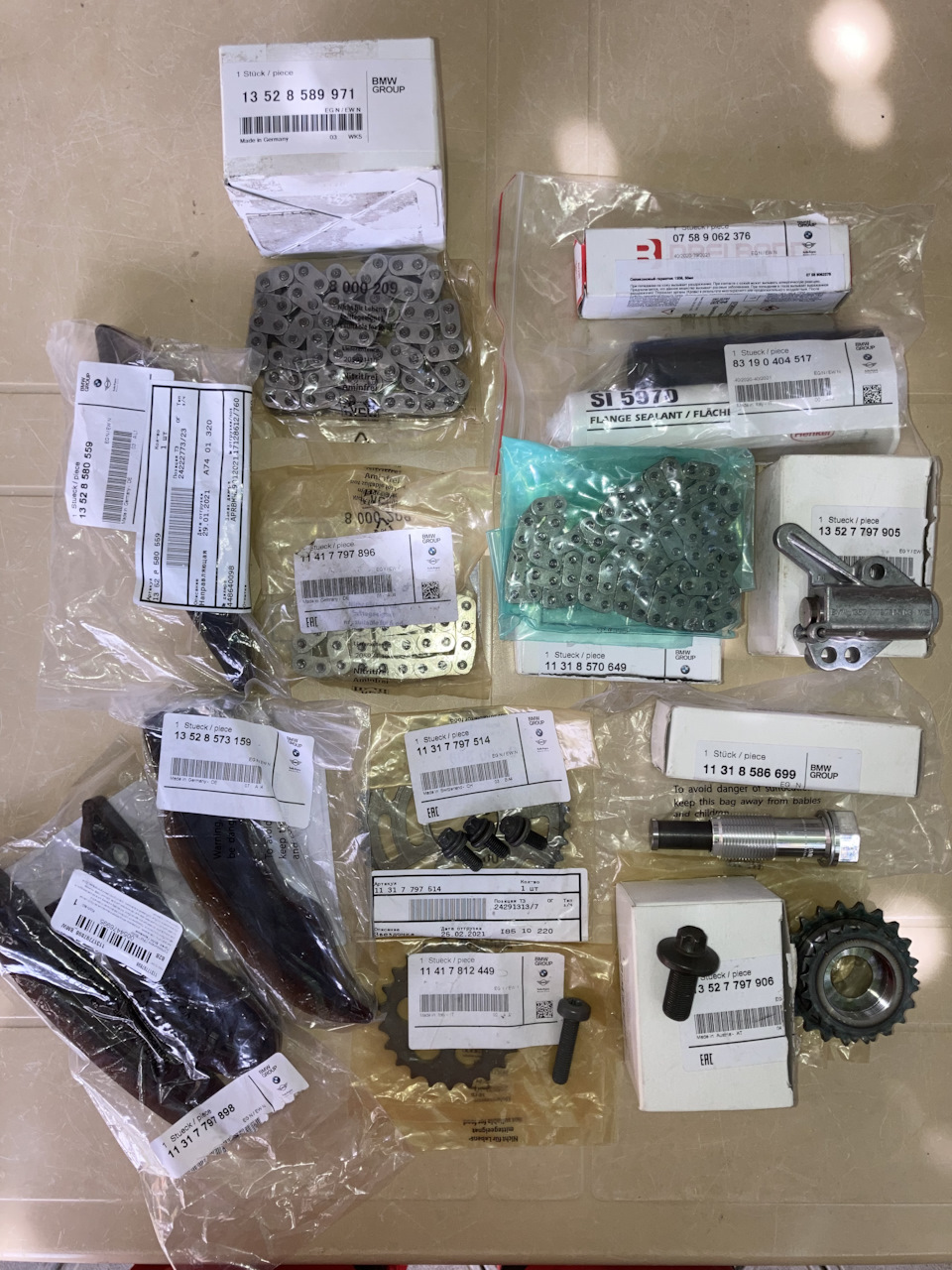 13527797905 Натяжитель цепи BMW | Запчасти на DRIVE2