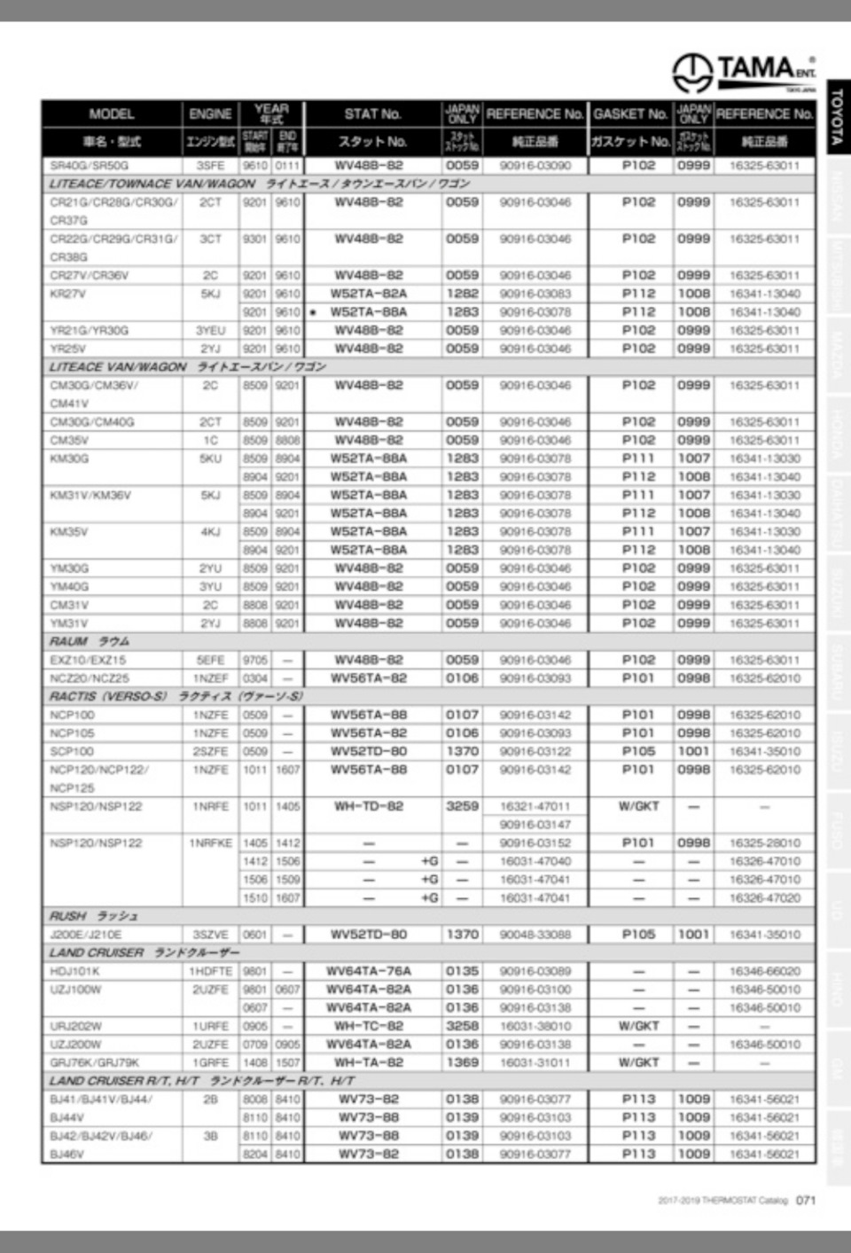 1603131011 Термостат OEM TOYOTA LEXUS | Запчасти на DRIVE2