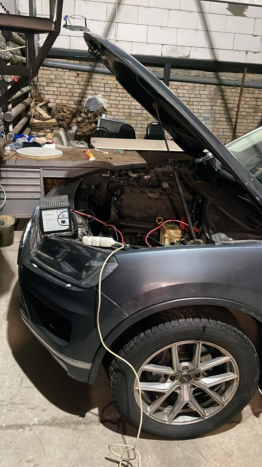 Замена стаба, стоек, втулок, аккума. — Volkswagen Touareg (2G), 3,6 л ...