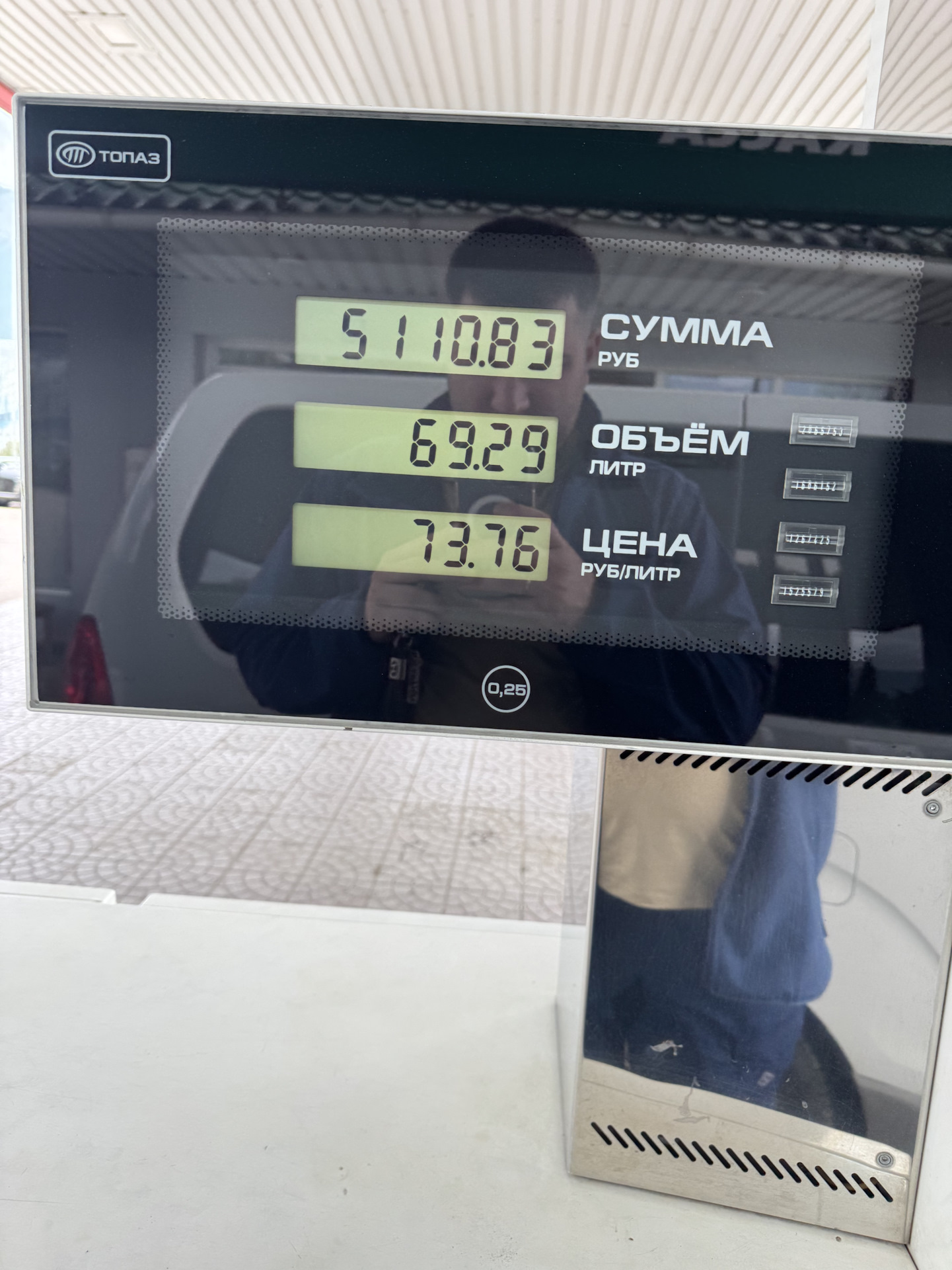 Топливо все растет и растет ) — Hyundai H-1 (2G), 2,5 л, 2021 года | заправка | DRIVE2